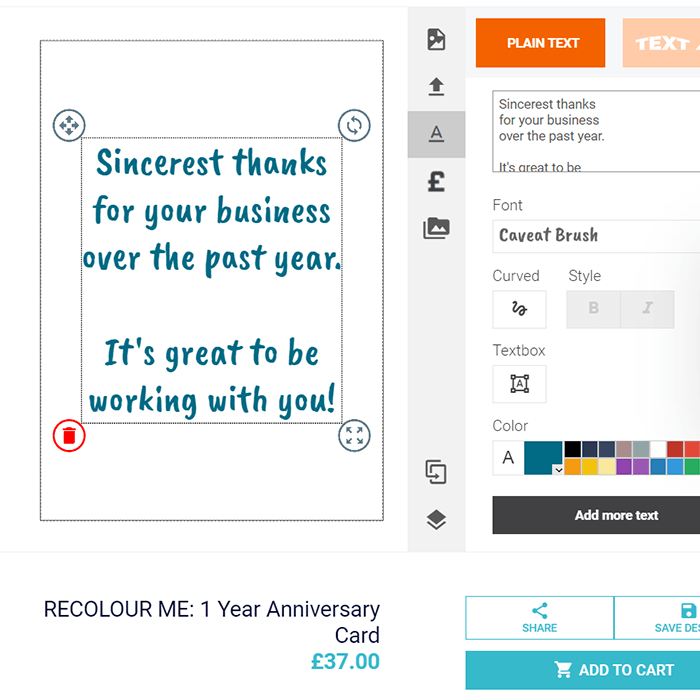 Personalised Cards For Clients & Customers - B2B & B2C | Greetd