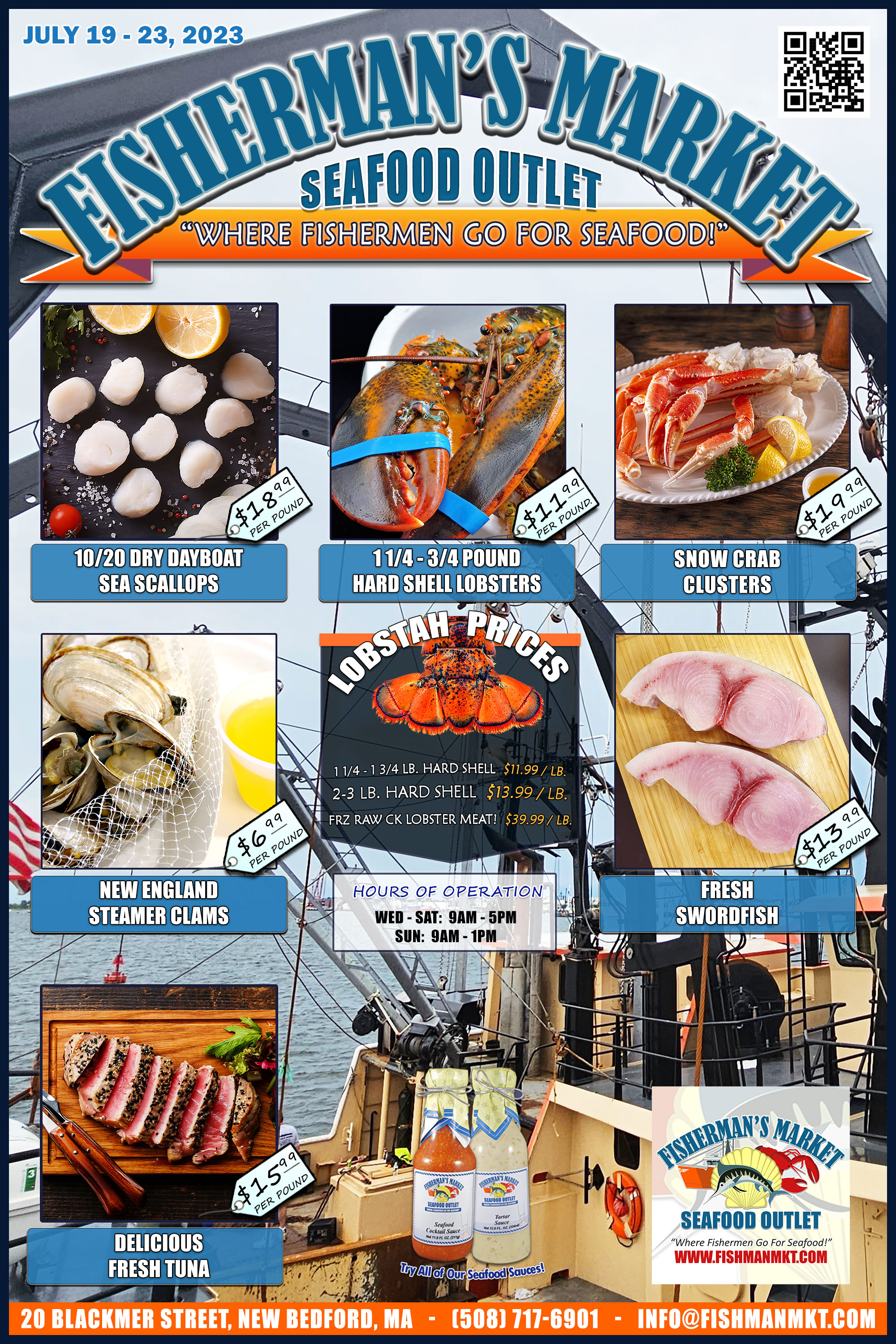 Fisherman's Market Seafood Outlet Product List