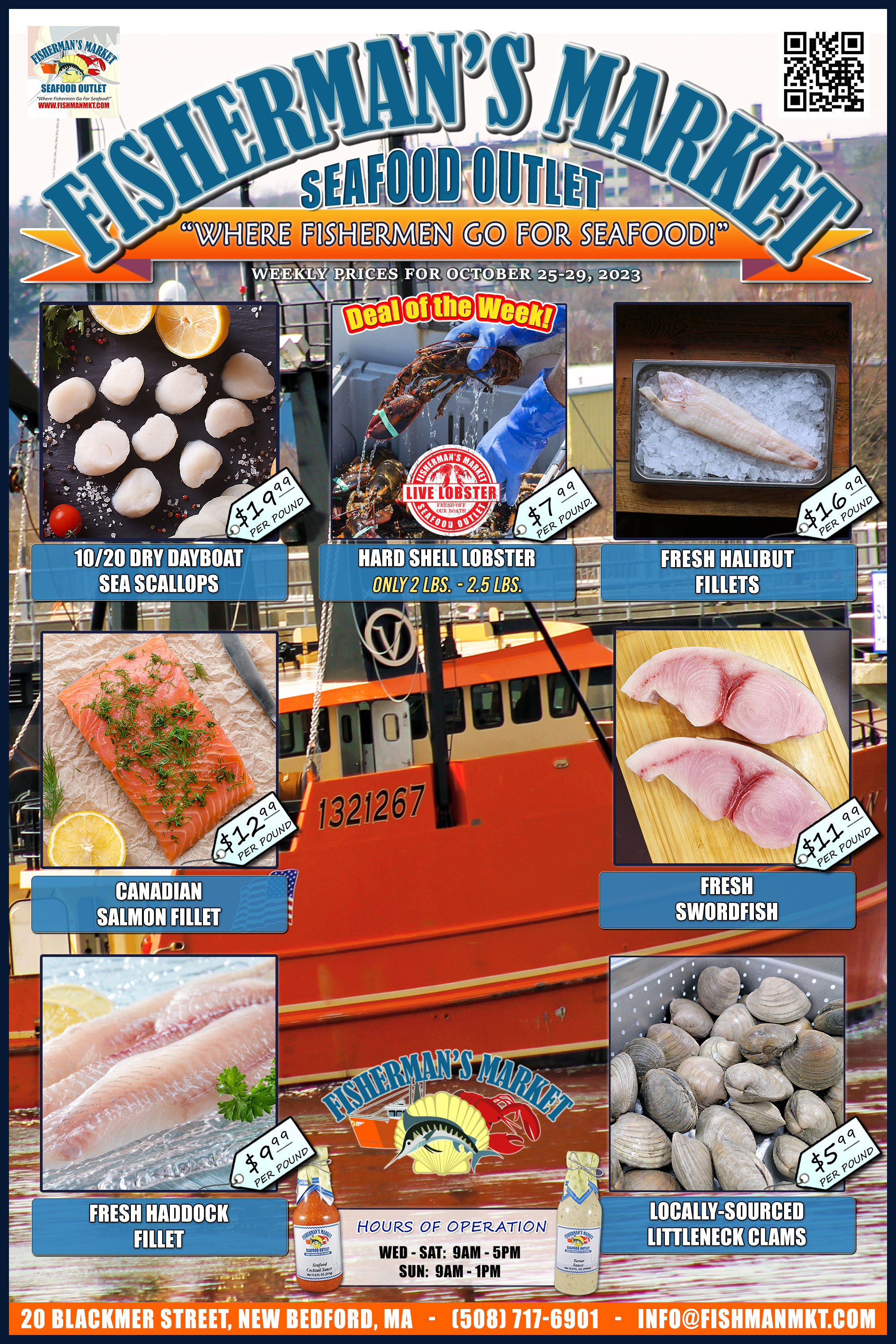 Fisherman's Market Seafood Outlet Product List